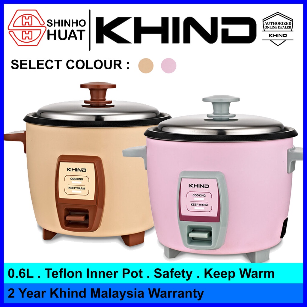 Khind RC906T Rice Cooker 0.6L (3 Cup) | Shopee Malaysia