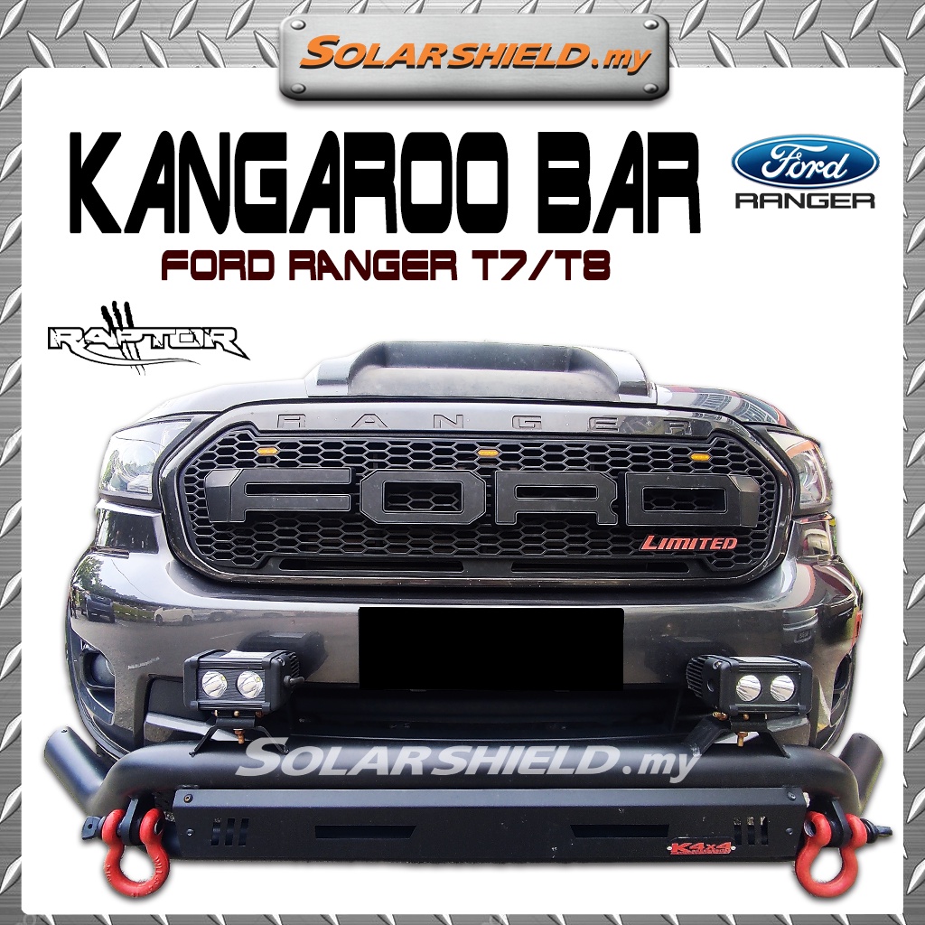 Ford Ranger T6/T7/T8,Wildtrack,Raptor F1 Kangaroo Nudge Bar 4X4 ...