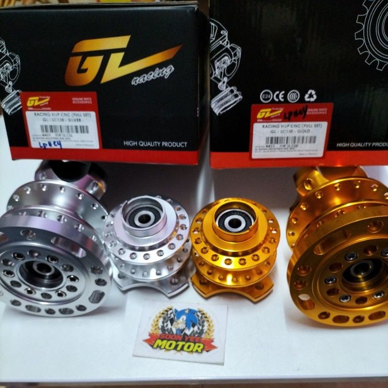Yamaha LC135 5S/Y125/Y15ZR/Y16 Gantang Alloy Hub set Gantang Kecil set ...