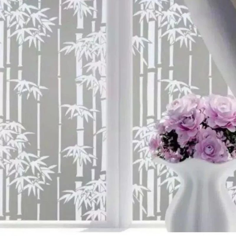 Sandblast Home Window Film Stickers Window Decoration Motif Glass ...