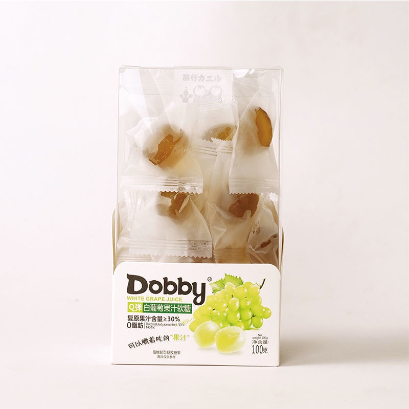 Dobby水果软糖批发椰子陈皮喜糖果高颜值随身携带儿童零食送礼物Dobby Fruit Jelly Wholesale Coconut ...