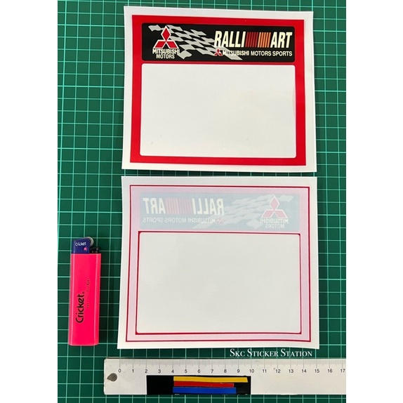 Universal Car Roadtax Sticker Cermin (Tampal Dalam) #mitsubishi # ...