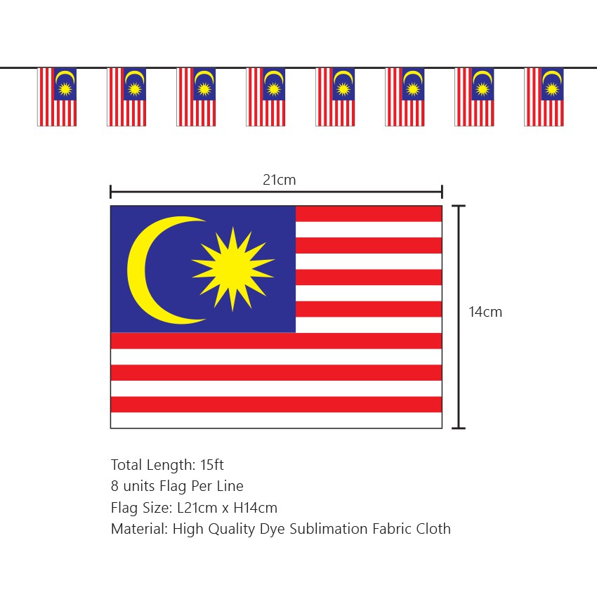 Bendera Malaysia, Malaysia Flag Line, Jalur Gemilang, Hari Kebangsaan ...