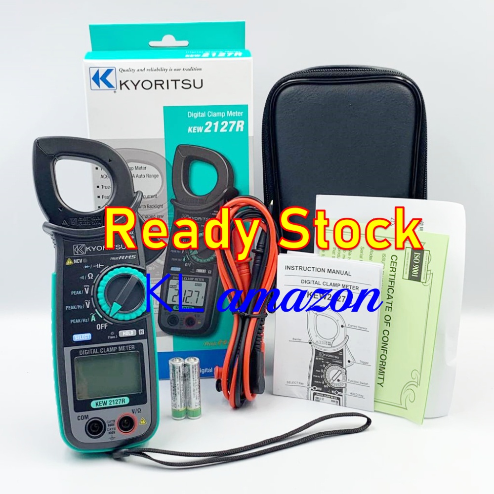 (Accept Urgent Order!) Kyoritsu 2127R AC Digital Clamp Meter | 12 ...