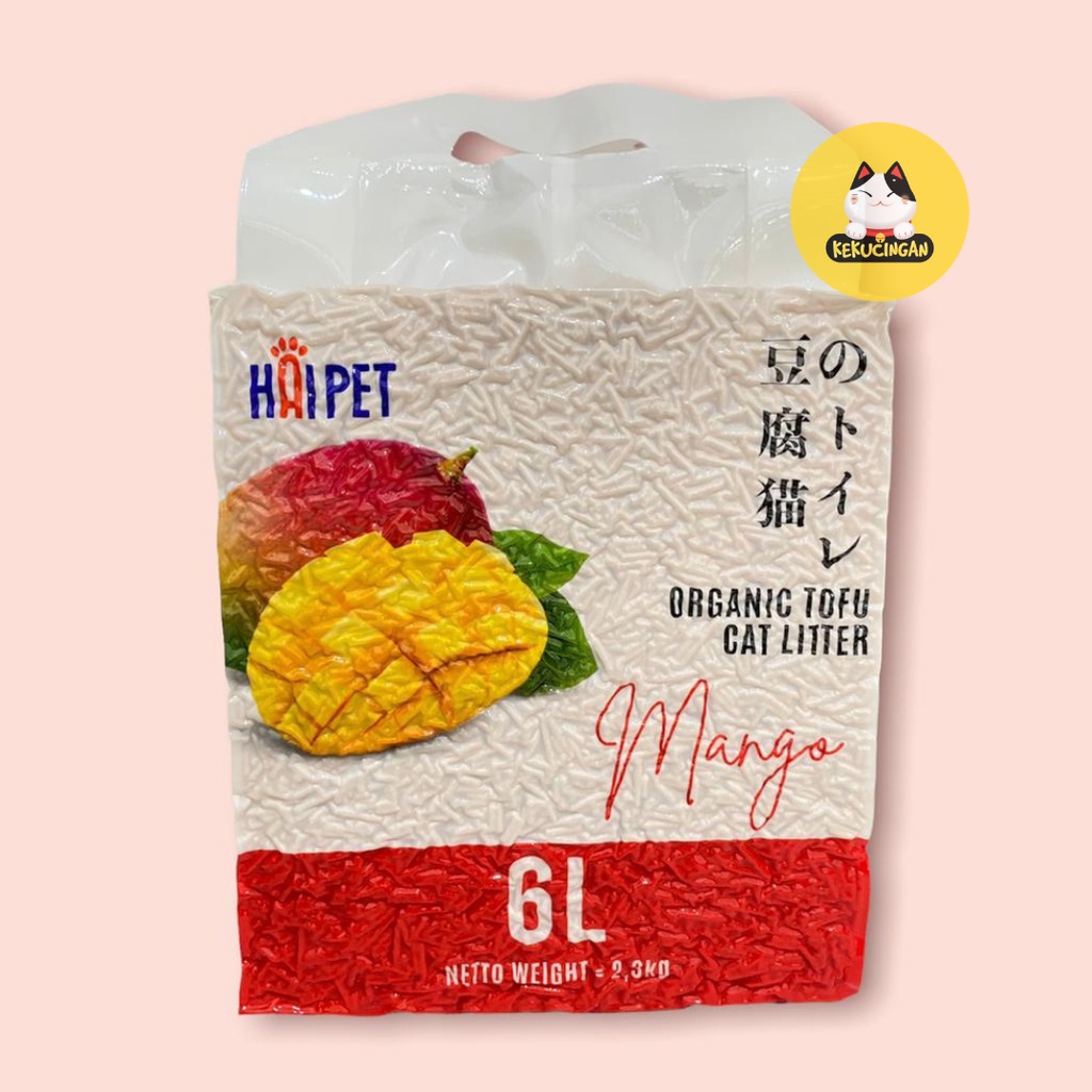 Haipet Soya TOFU Cat Litter Clump Cat Litter Soya 6L Lumpy Sand ...