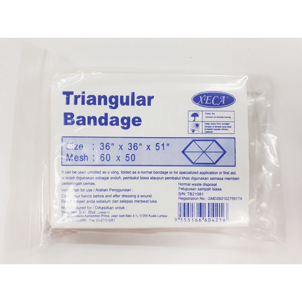 Triangular Bandage ( 36" X 36" X 51" ) | Shopee Malaysia