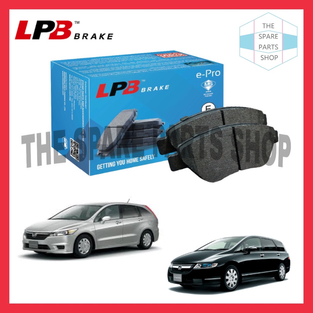 HONDA STREAM RN6 1.8 S7C ODYSSEY RB1 RB2 2.4 REAR LPB DISC BRAKE PAD ...