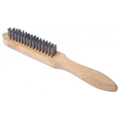 Steel Wire Hand Brush / Wood Handle / Berus Besi / 104 / 105 / 106 ...