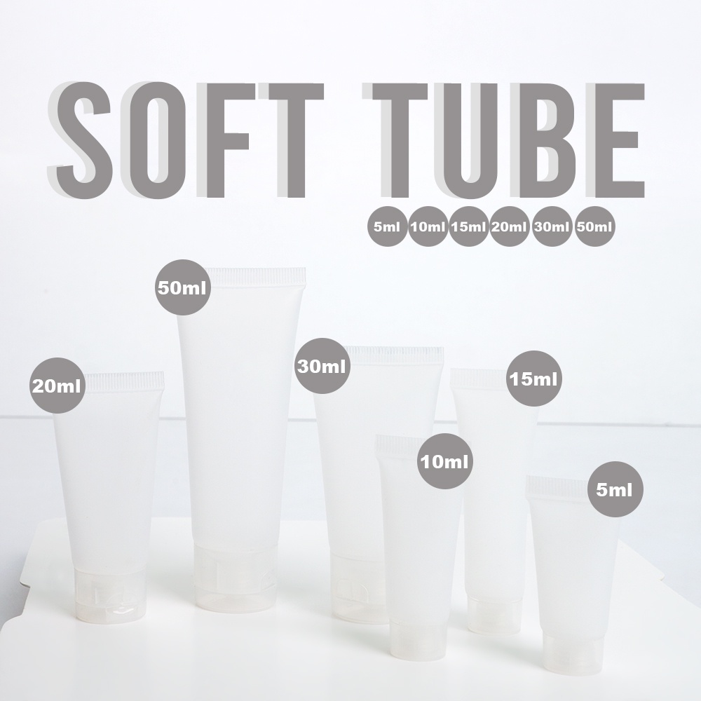 5ml 10ml 15ml 20ml 30ml 50ml Frosted Soft Tube Squeeze with Flip Cap ...