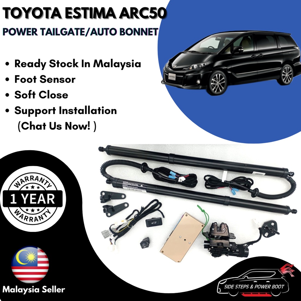 Toyota Estima ARC50 Electric Auto Tailgate Power Boot Soft Close Switch ...
