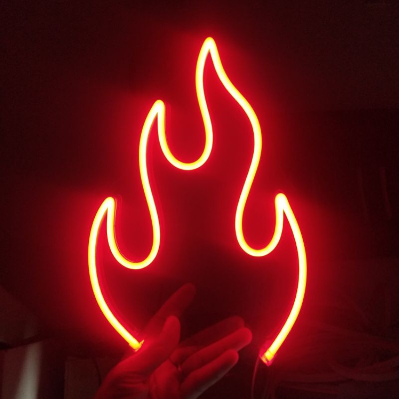 Decorative Led Neon Light | Flame Shape Led Neon Light | 8404 | [Power ...