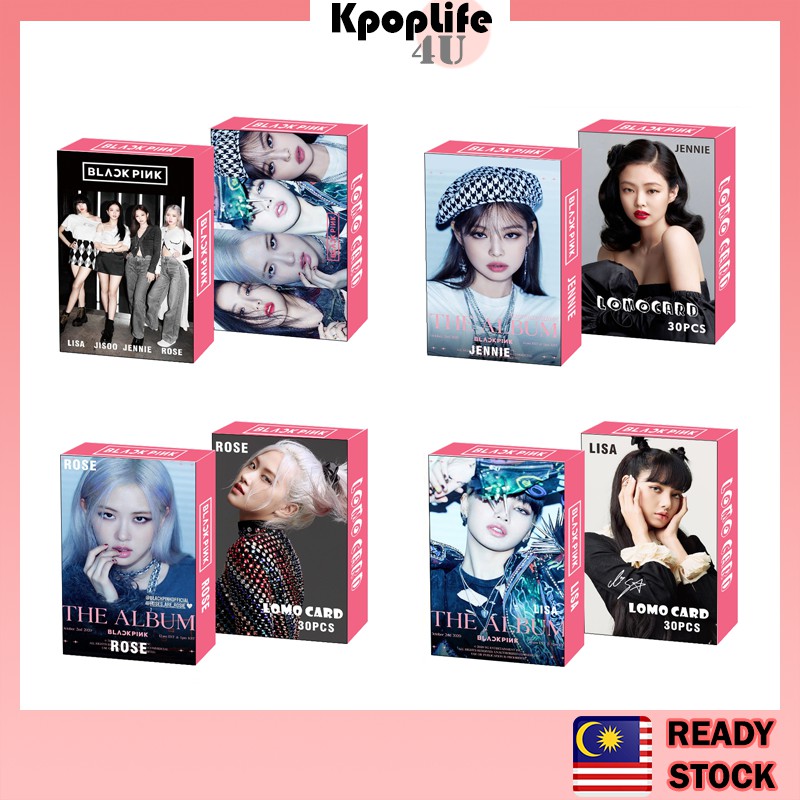 BL@CKPINK Lomo Card Set ( 30pcs ) The Album Kpop Collective HD ...