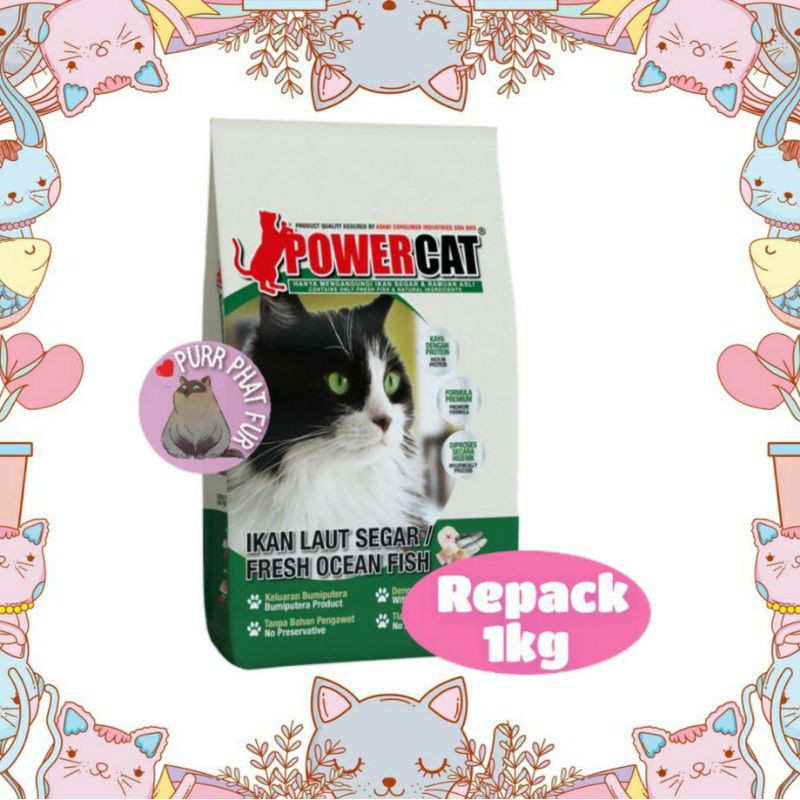 💢 POWERCAT OCEAN FISH REPACK 1kg 💢 | Shopee Malaysia