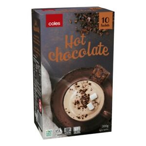 Coles Drinking Hot Chocolate 200g 10 Sachets(Australia) | Shopee Malaysia