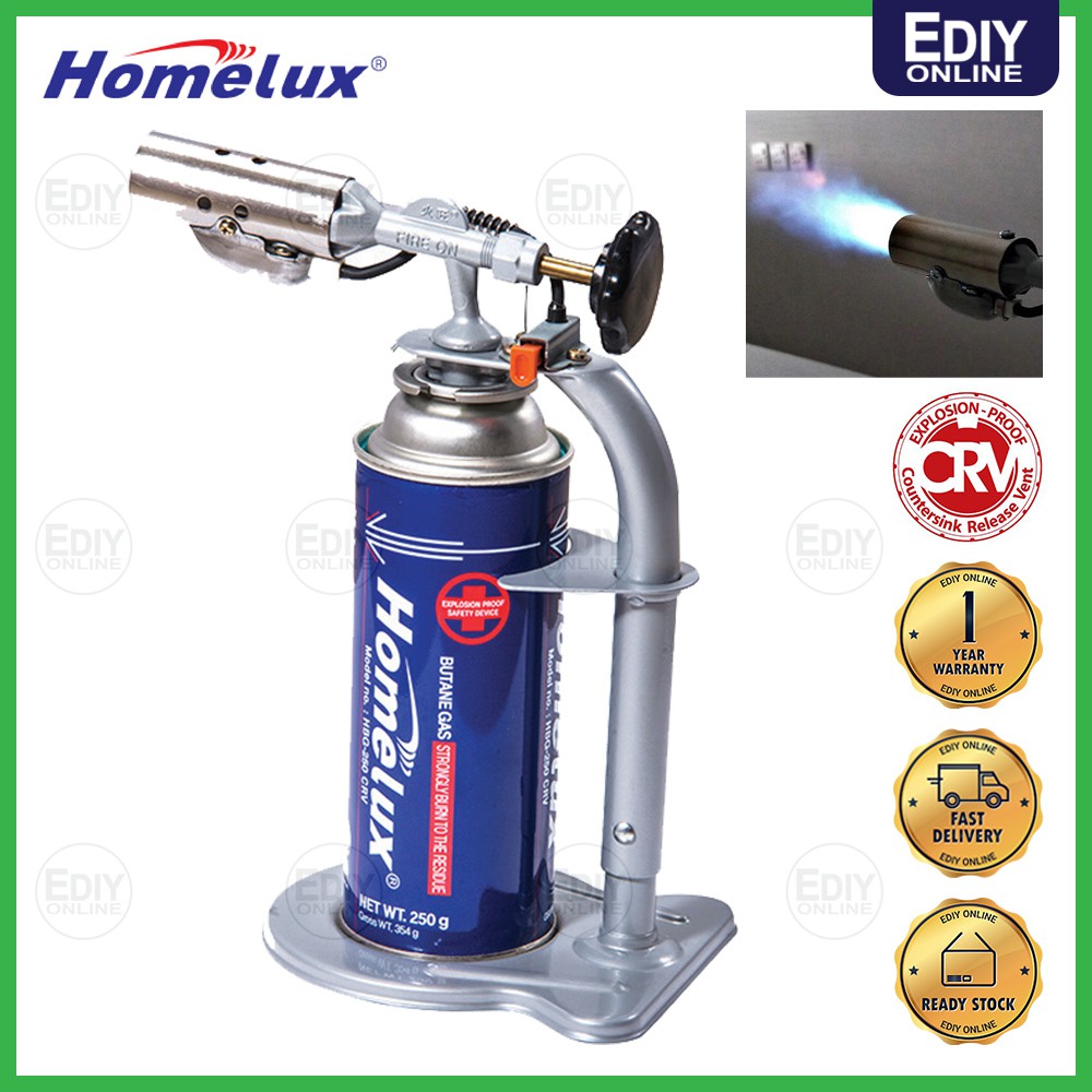 【NEW】 HOMELUX HBT-176 BUTANE TORCH BURNER LIGHTER PENCUCUH GAS 打火机 喷火 ...