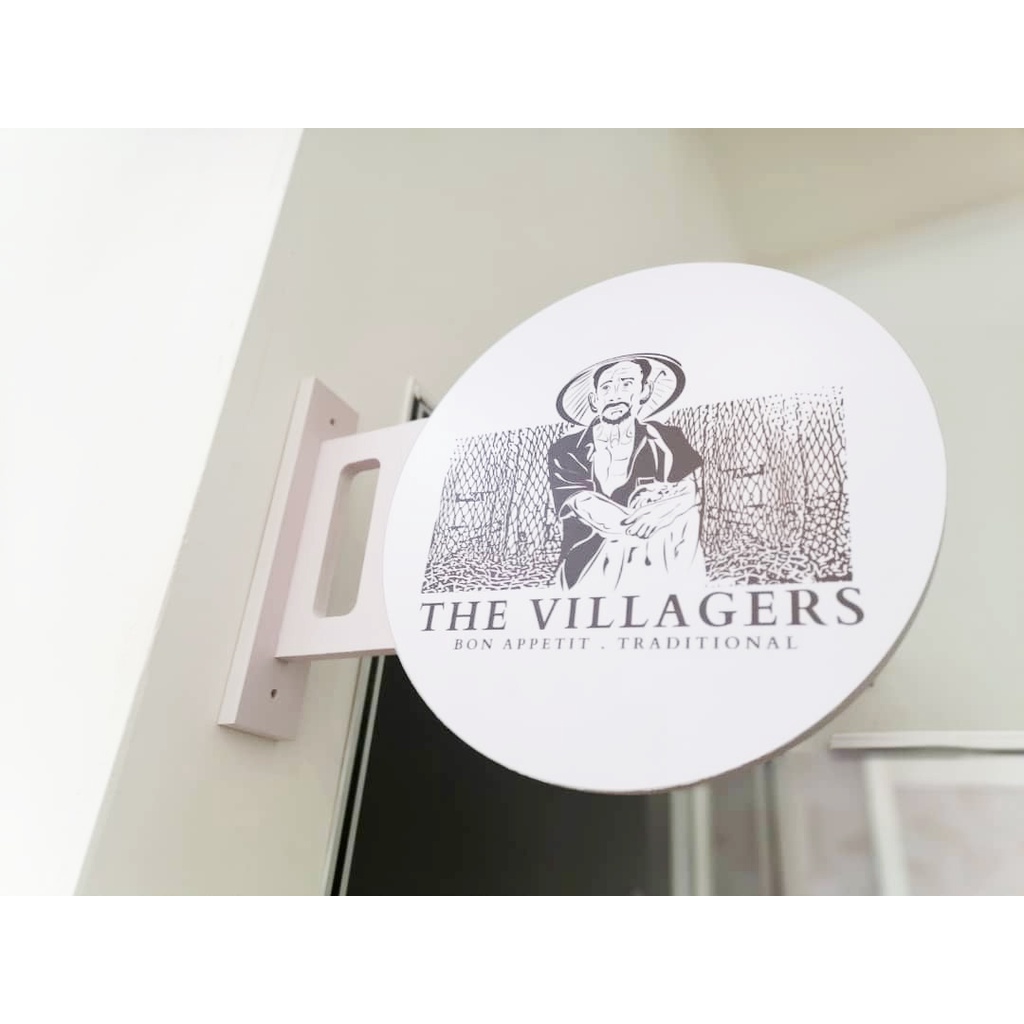 Signage - Corridor Sign-Round Shape Double Sided Sign/ Vertical Sign ...