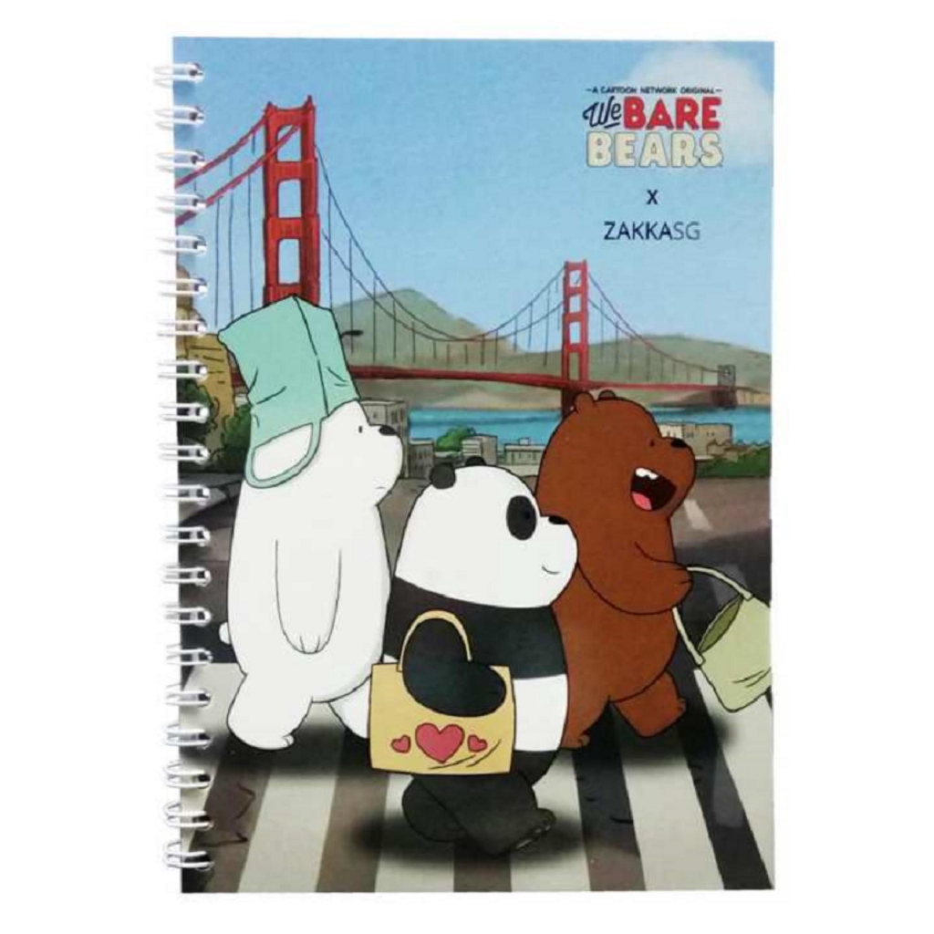We Bare Bears Notebook - Blue Colour | Shopee Malaysia
