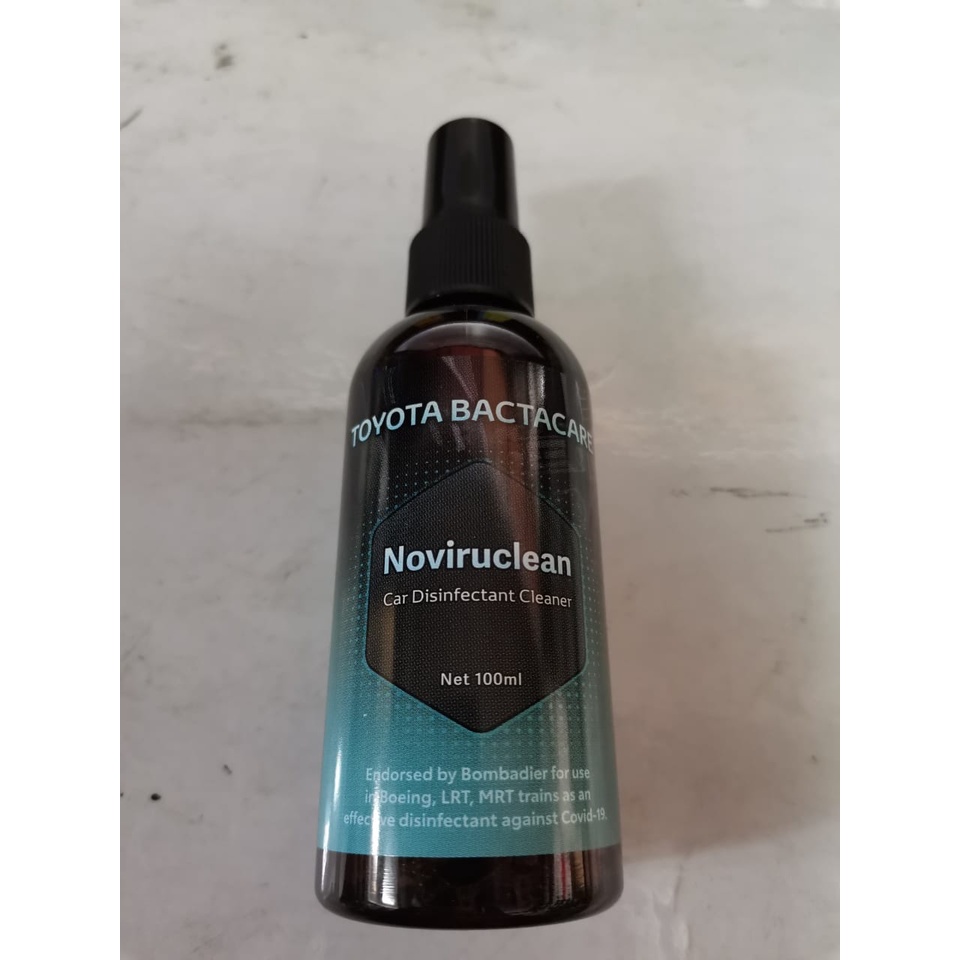 GENUINE TOYOTA BACTACARE NOVIRUCLEAN CAR DISINFECTANT CLEANER SPRAY ...