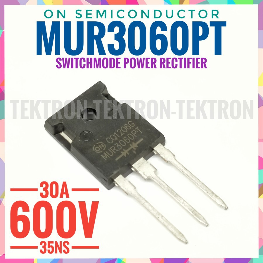 On Semiconductor MUR3060PT Ultrafast Recovery Diode MUR3060 30A 600V | Shopee Malaysia