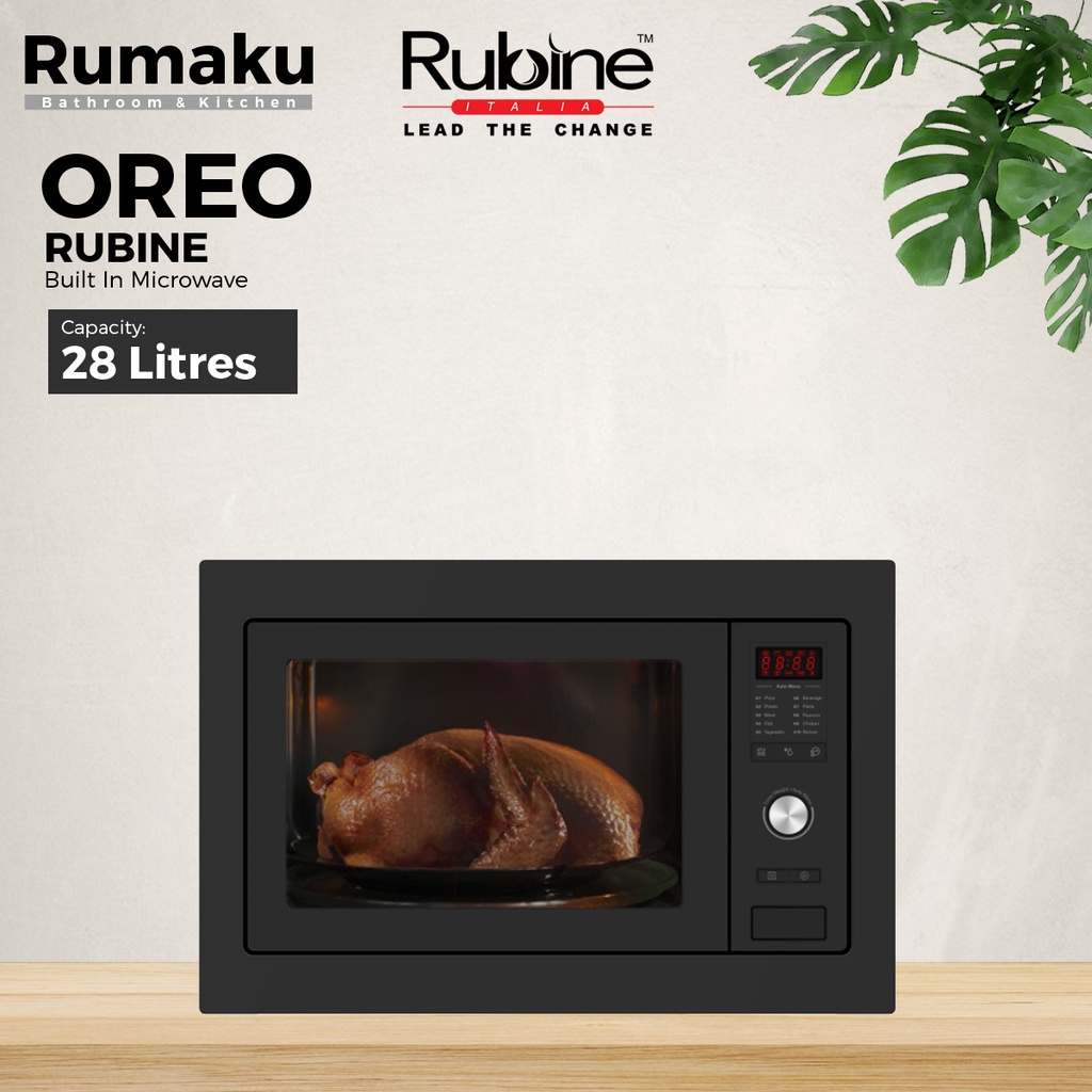 RUBINE Microwave RMO-OREO-28BL | Shopee Malaysia