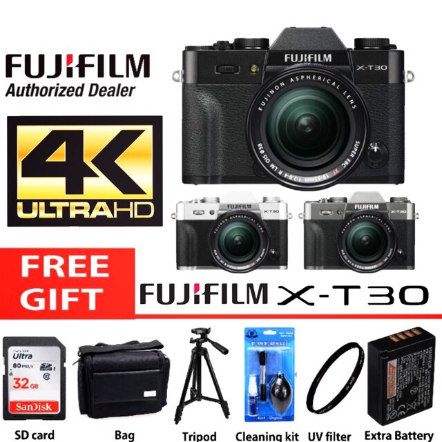 Fujifilm XT30 X-T30 18-55mm original full packages fujifilm official ...