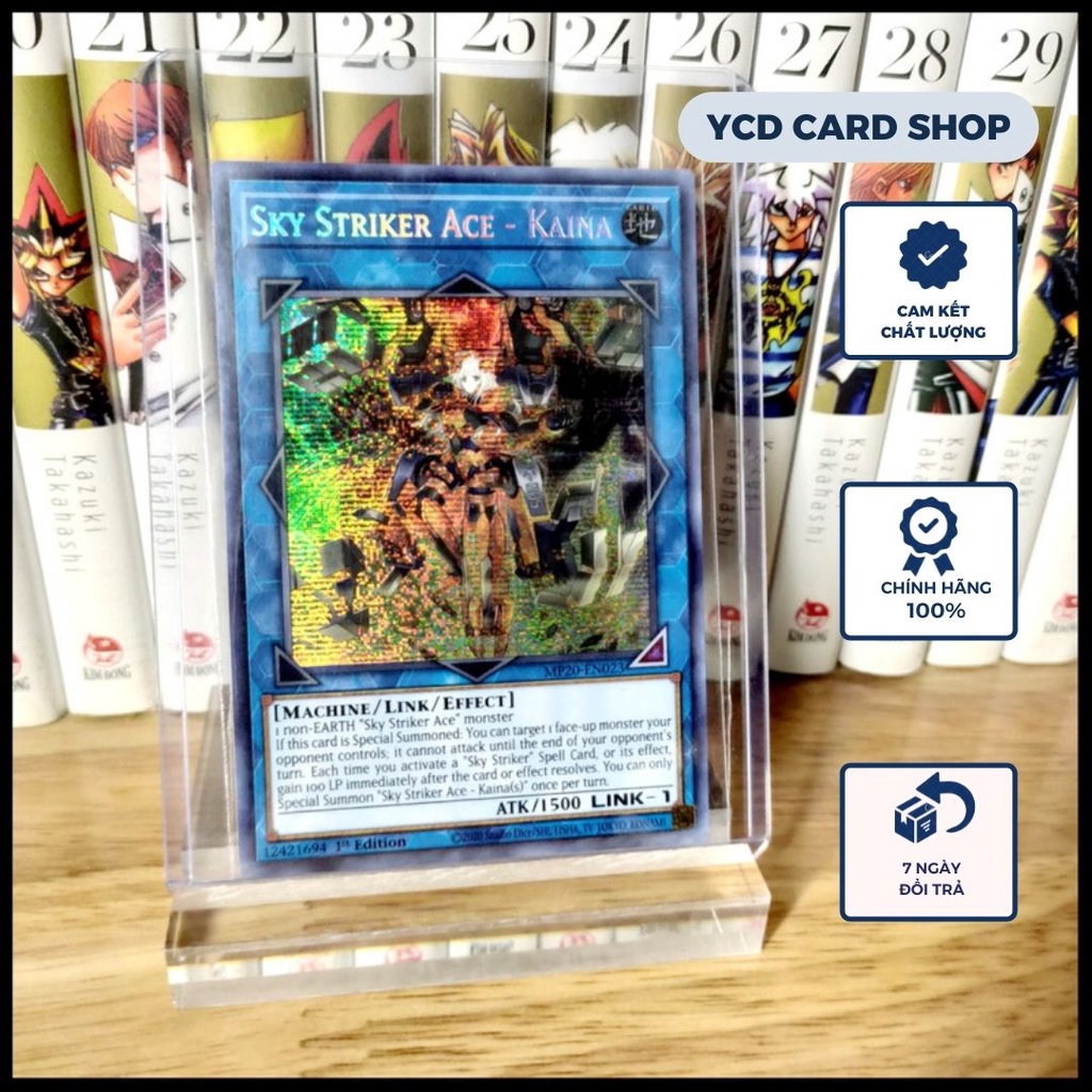 Yugioh Genuine Sky Striker Ace Card - Kaina - Prismatic Secret Rare | Shopee Malaysia