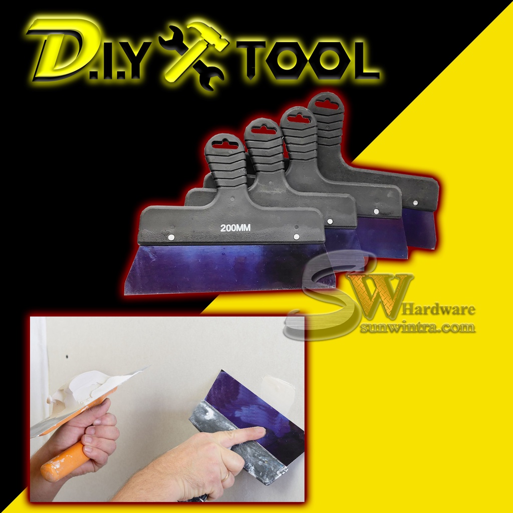 SW Hardware Professional Putty Scrapper Skim Coat Cement Plastering ...