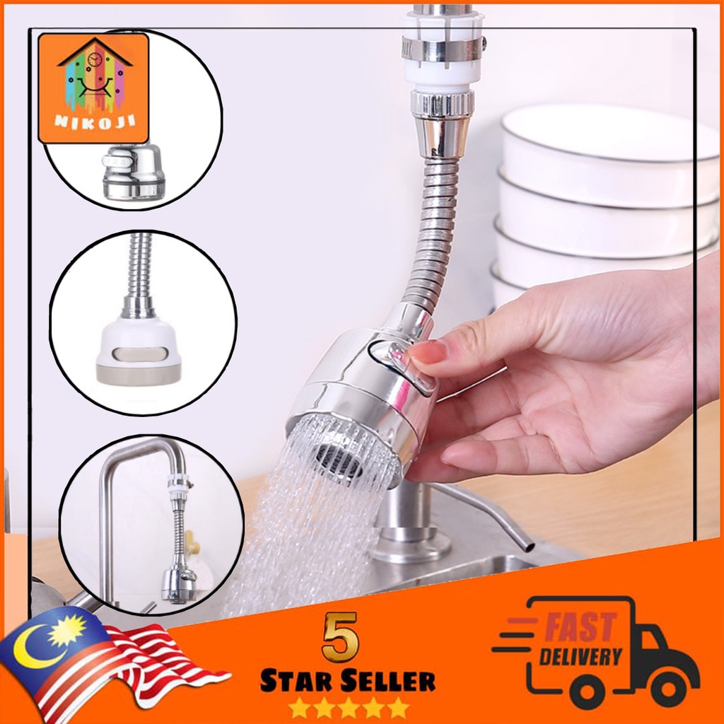 Water Save Anti Splash Rotatable Faucet Filter Sprayer Diffuser Kitchen ...