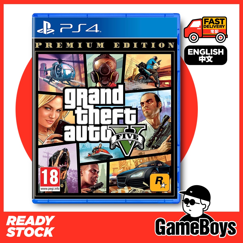 PS4 Grand Theft Auto V Premium Online Edition / GTA V [R3/中文/Eng ...