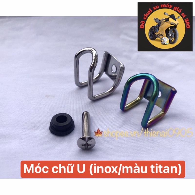 Stainless steel/titanium U-shaped motorcycle hanger | Shopee Malaysia