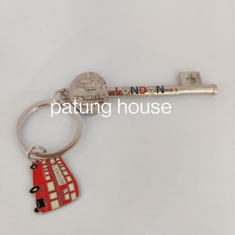 GANTUNGAN Keychain Keychain Key Chain Souvenir London England Britain ...