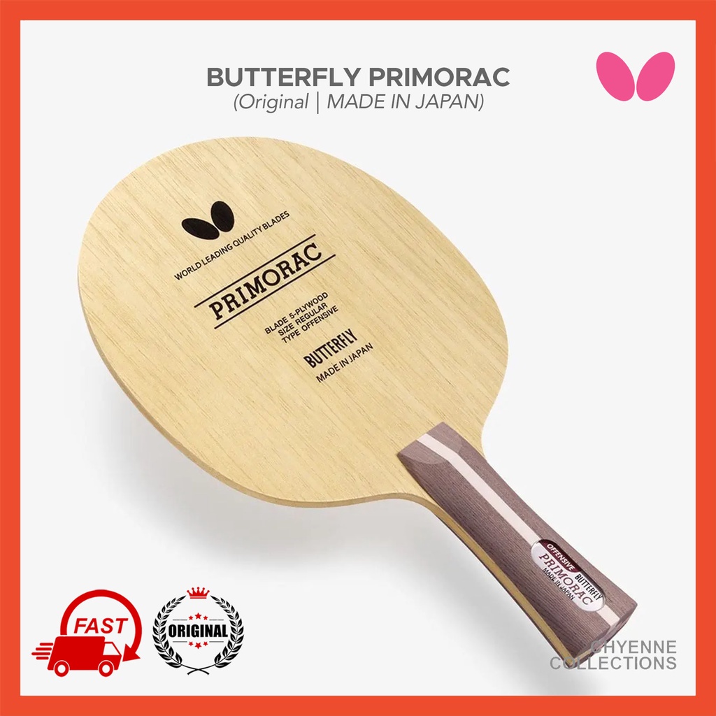 JAPAN Butterfly PRIMORAC | KUMPURU • Original FL Shakehand • Table ...