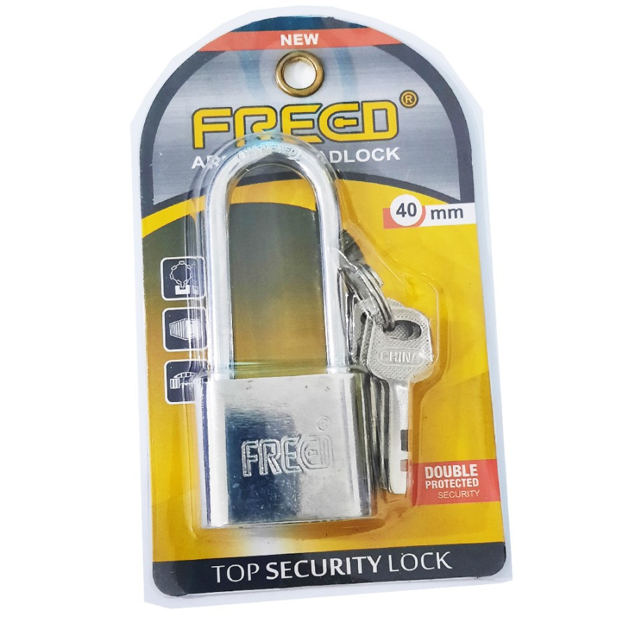 Padlock Freed 40mm Original Original Long Neck | Shopee Malaysia