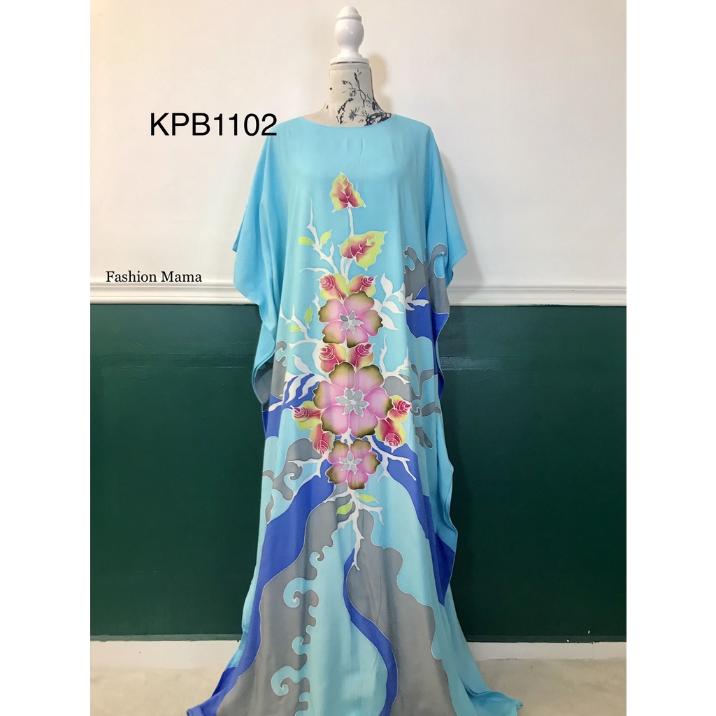 KAFTAN KELAWAR BATIK LUKIS TANGAN NEW DESIGN 2022 JAHITAN VIP@KELIM ...