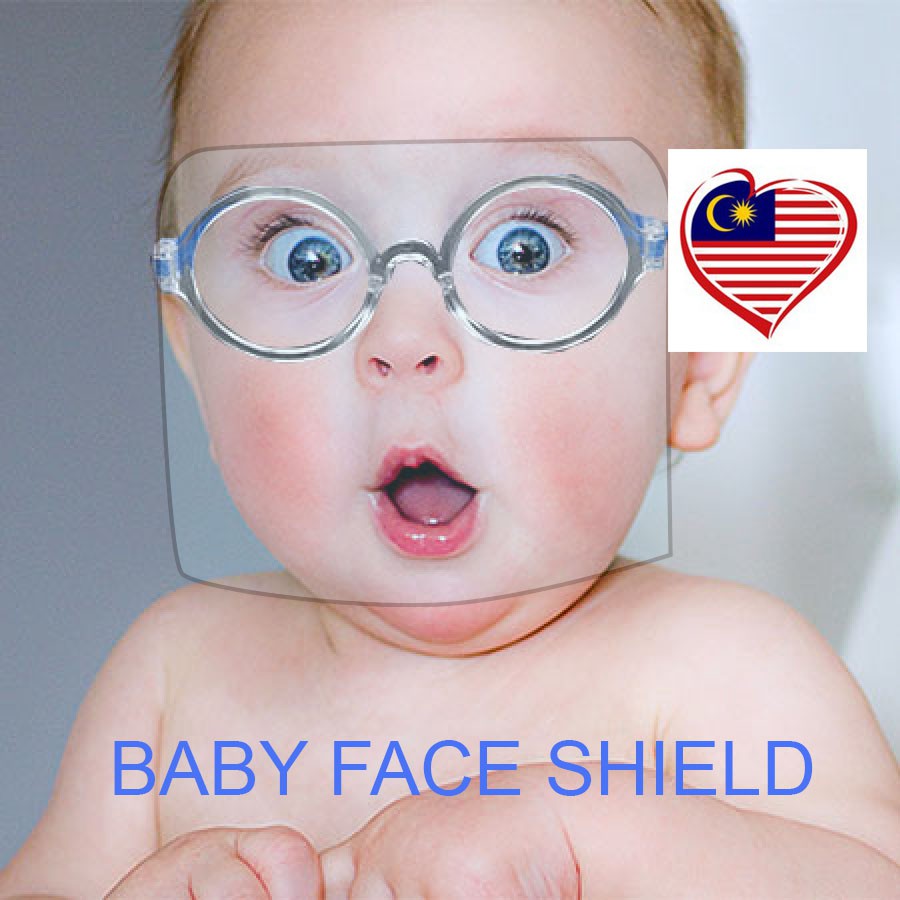 💖💖BABY FACE SHIELD/TOPENG BABY/FACE SHIELD KACA MATA | Shopee Malaysia