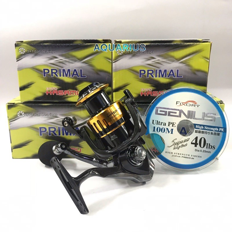 HASAMU PRIMAL SPINNING REEL WITH FREE GIFT | Shopee Malaysia