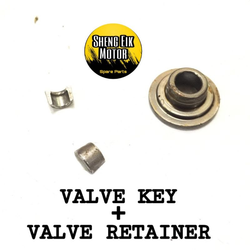 EX5/DREAM/WAVE125 VALVE KEY＋VALVE RETAINER（RETAINER X1＋KEY X2） | Shopee ...