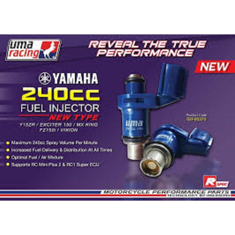 UMA RACING Y15 V2 FUEL INJECTOR 160CC/240CC -Y15ZR V2 (MADE IN JAPAN ...