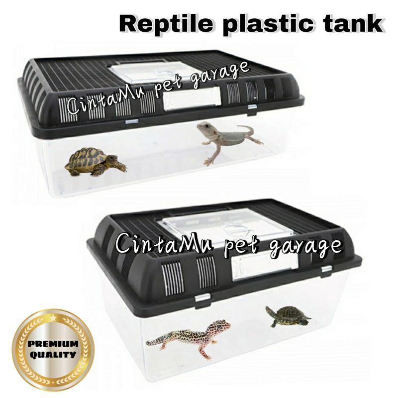 Reptile plastic tank turtle tank bearded dragon gecko lizard tortoise ...