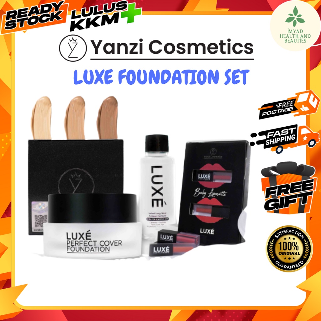 🔥TRUSTED SELLER🔥DIRECT HQ🔥 YANZI COSMETIC LUXE FOUNDATION SET | Shopee Malaysia