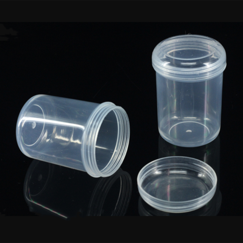 Transparent circular box storage box drug bottle 20 grams PP plastic ...
