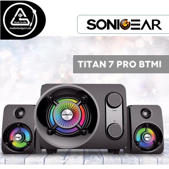 SonicGear Titan 7 PRO BTMI Bluetooth Speaker with FM Radio | SD-Card ...