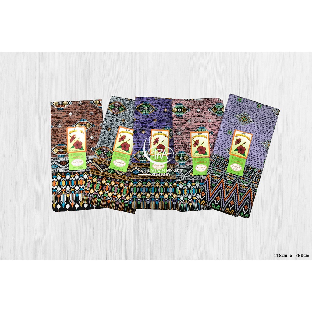 BATIK CAP BUNGA RAYA (BELUM DIJAHIT) | Shopee Malaysia