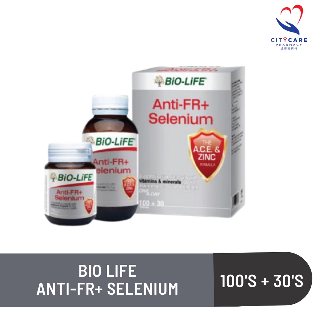 Bio-Life Anti-FR + Selenium Tablets (100's + 30's) | Shopee Malaysia