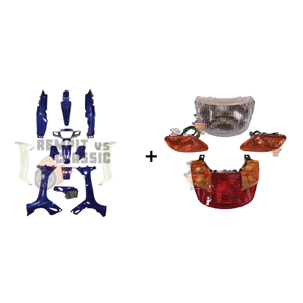 REMPIT Y110 SS2 SSTWO Original HLD Cover Set (4 Design) Siap Sticker ...