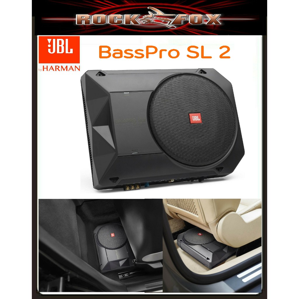 JBL BassPro SL 2 Compact powered Subwoofer 125 watts and an 8 ...