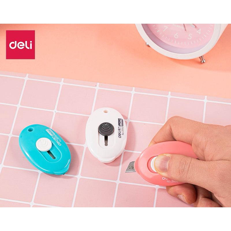 Deli Cutter Mini Cutter Color Portable Safety Good Erasing Performance ...