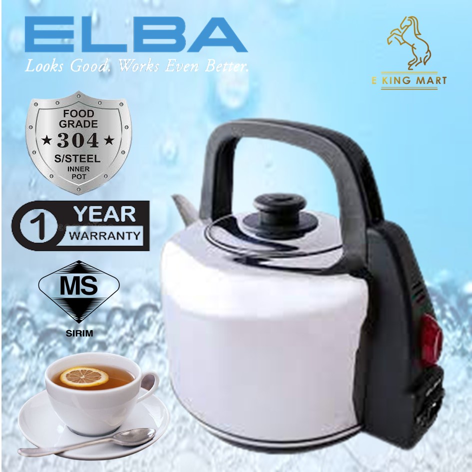 Elba Kettle Electric Auto Kettle 5.0 Litre EK-K5226(SS) with Dry Boil Thermal Protection Pemanas ...