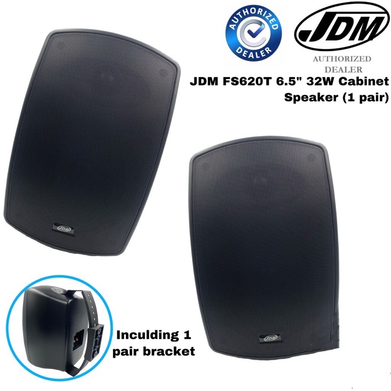 JDM FS-620T 6” 2 Way Cabinet Speaker (Black/White) | Shopee Malaysia