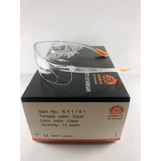 KY1151 KINGS Safety Goggles Clear Safety Eyewear Safety Glass Spectacle ...